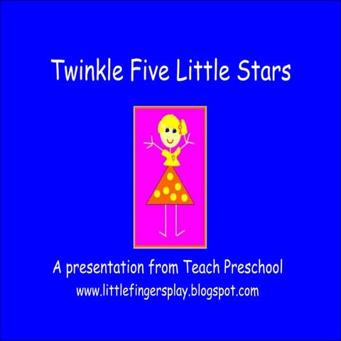 Twinkle Five Little Stars | PPTX
