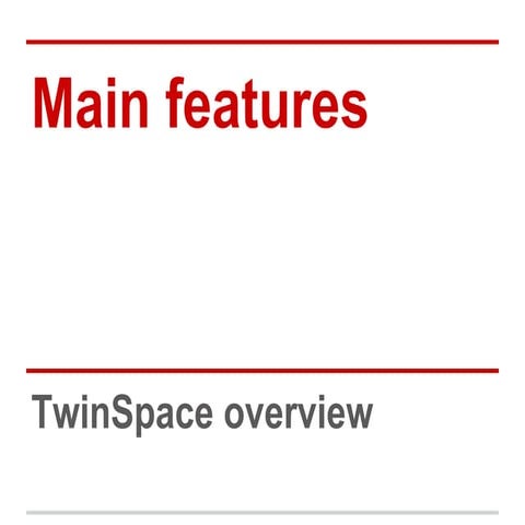 Twin space (2) what's in it- | PDF