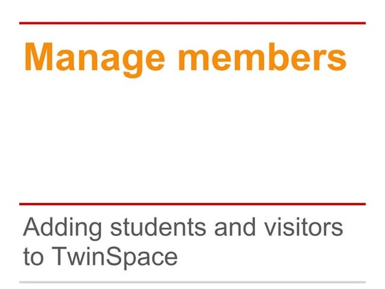 Twin space (1) where is it- | PPT