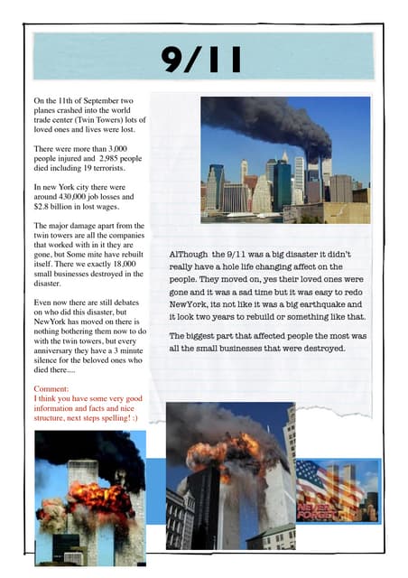 World Trade Center Site In New York In Sep.. Of 2001 | PPT