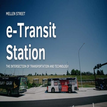 Highlighting Twin-Transit’s Electrification Hub Project by Joe Clark | PPTX