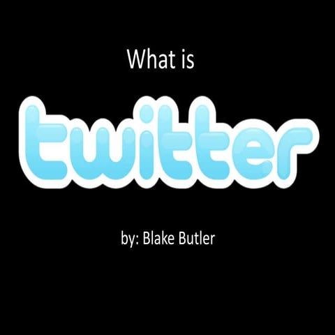 Twitter | PPTX | Social Networking | Internet