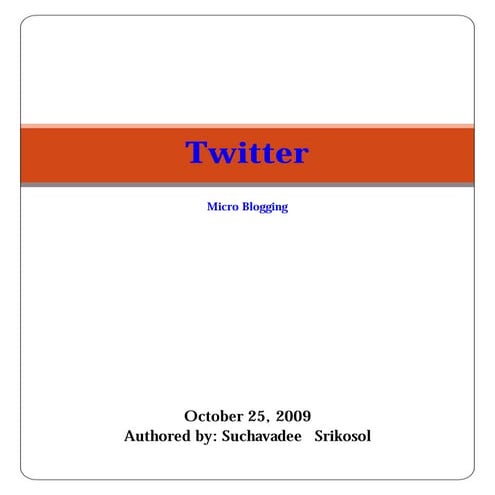 Twitter | PDF