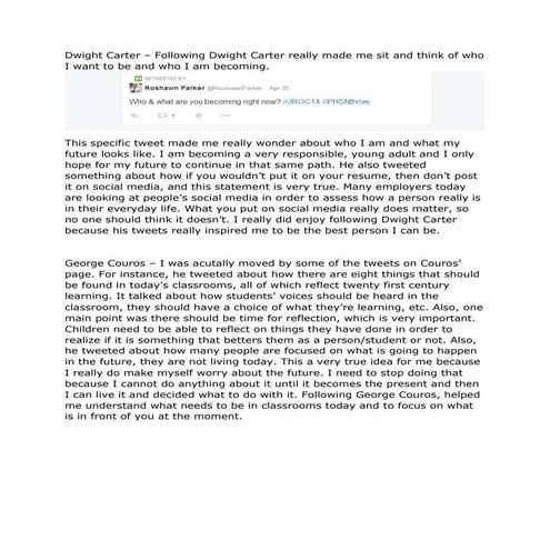 Twitter | DOCX | Education