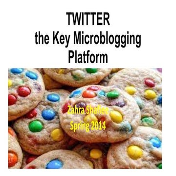 Twitter, the Microblogging Tool | PPSX