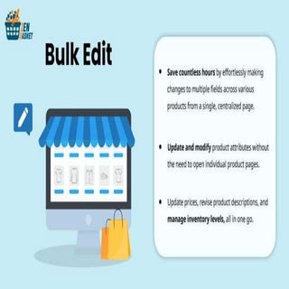 Bulk Edit-ZenBasket-Ecommerce-Product-Online Store | PPT