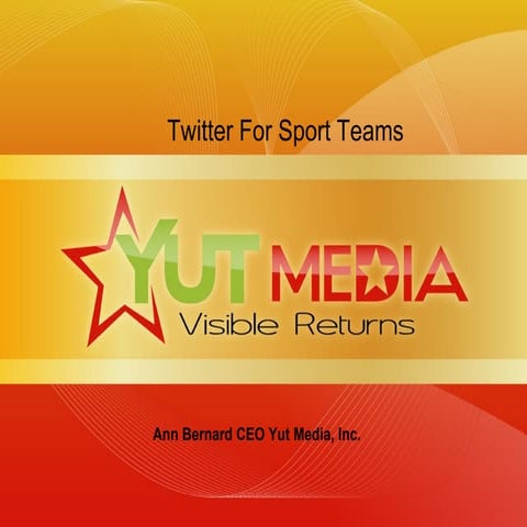 Twitter For Sports Teams | PPT