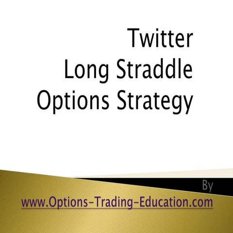 Twitter Long Straddle Options Strategy | PPT