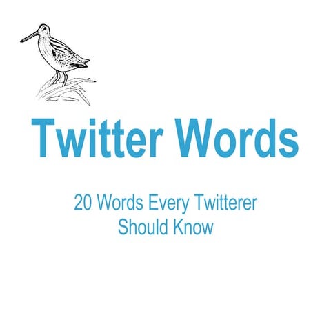 Twitter Words | PPT