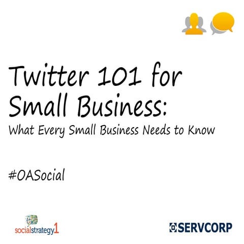 Twitter 101 for Small Business | PDF