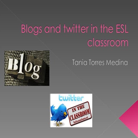 Twitter and Blogs in The ESL Classroom | PPT | Educational Assessment ...