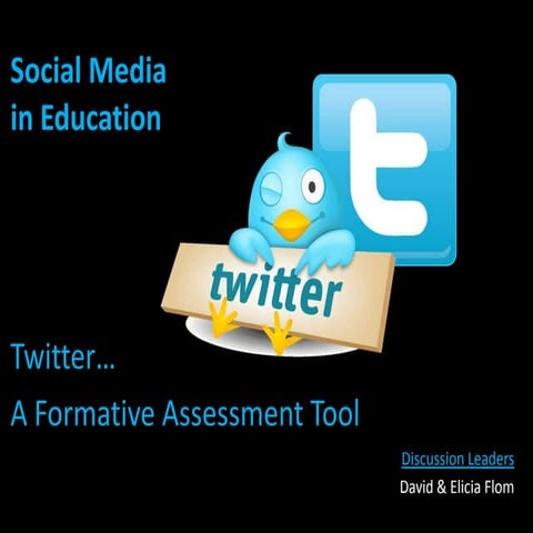 Twitter and formative assessments | PPTX