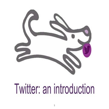 Twitter an introduction Nfbp | PPTX | Social Networking | Internet