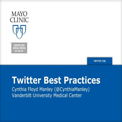 Twitter Best Practices | PPTX | Social Networking | Internet