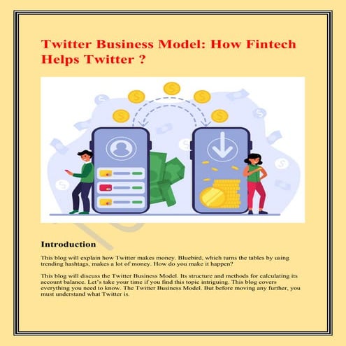 Twitter Business Model | PPTX