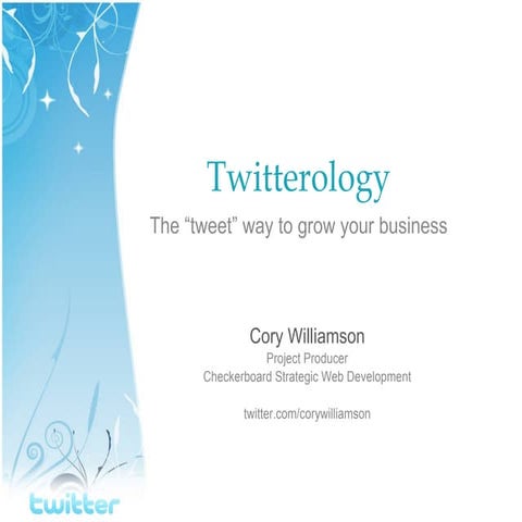 Intro to Twitter | PPT