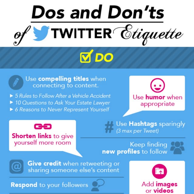 Twitter Etiquette Dos and Don'ts | PDF