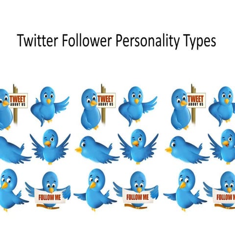 Twitter Follower Personality Types | PPTX