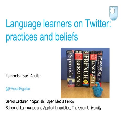 Twitter for language learning: the learners' view | PPT