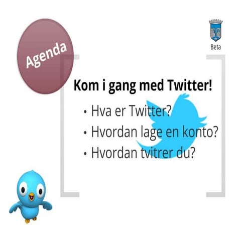 Twitter for nybegynnere! | PPTX