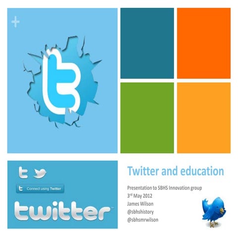 Twitter in education | PPTX