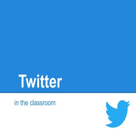 Twitter in the Classroom | PPT