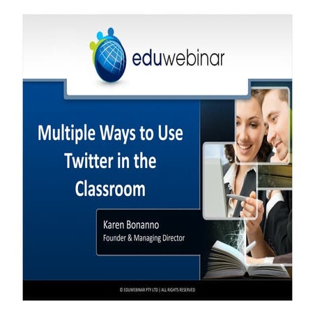 Multiple Ways to Use Twitter in the Classroom | PDF | Social Networking ...