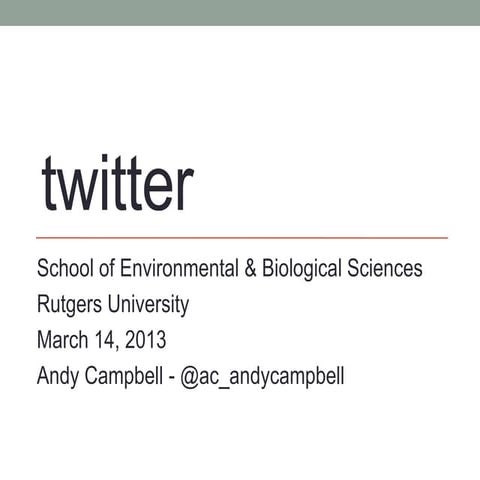 Twitter intro | PPTX