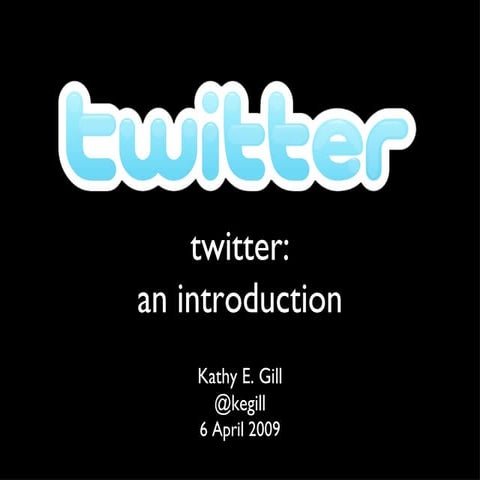 Twitter Intro | PPT