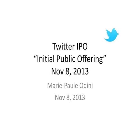 Twitter ipo | PDF