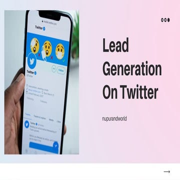 Twitter lead generation | PPT