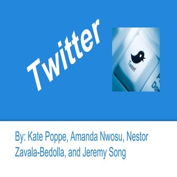 Twitter Presentation | PPT