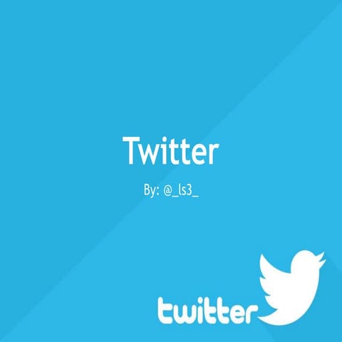 Twitter Presentation | PPT