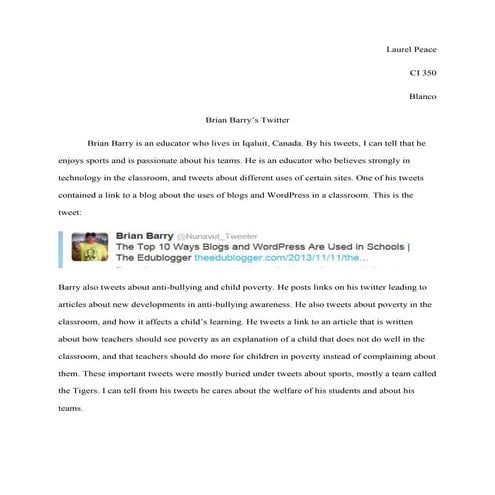 Twitter reports | PDF