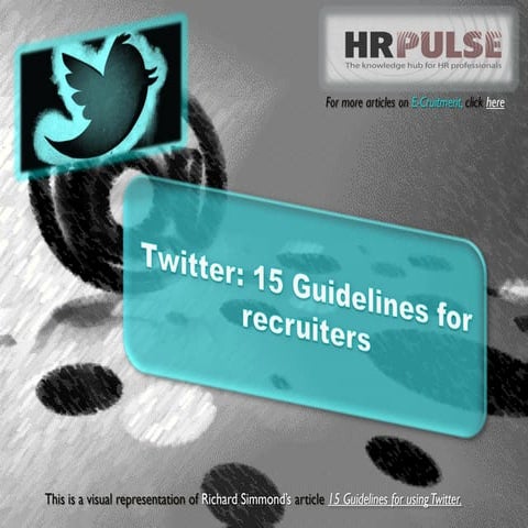 15 GUIDELINES FOR USING TWITTER | PDF | Social Networking | Internet