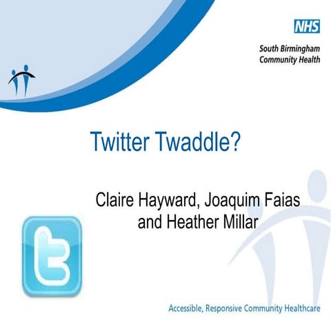 Twitter Twaddle | PPT