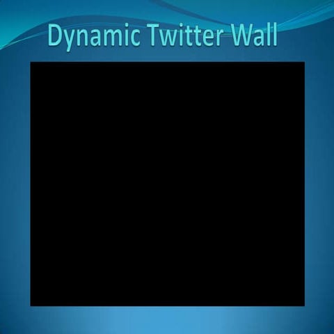 Twitter wall | PPTX