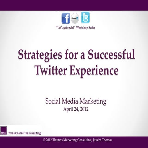 Strategies for a Successful Twitter Experience | PDF