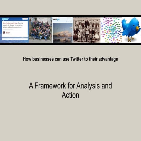 Business uses of Twitter | PPT