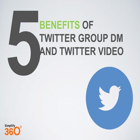 Twitter DM's Latest Innovation | PPT