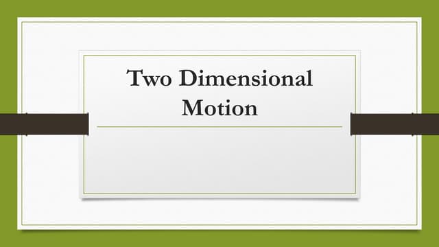 PROJECTILE MOTION-Horizontal and Vertical | PPTX