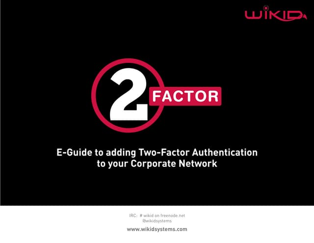 Seminar-Two Factor Authentication | PPTX