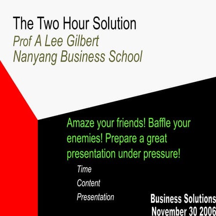 Two Hours Plus | PPT