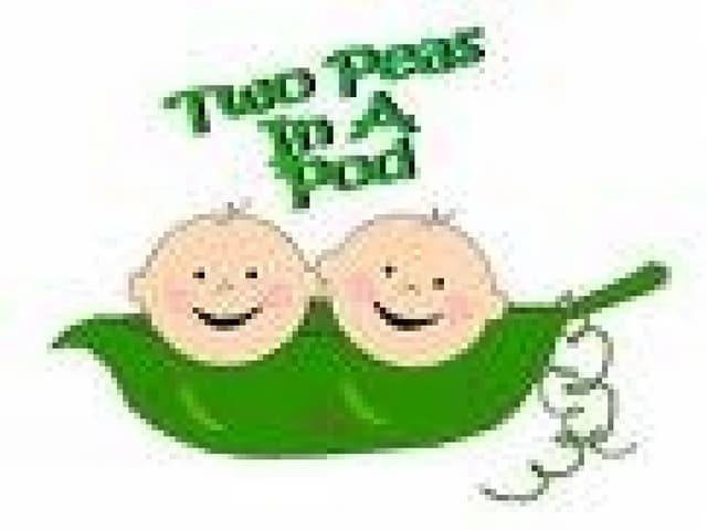 Two Peas In A Pod In Love Clip Art