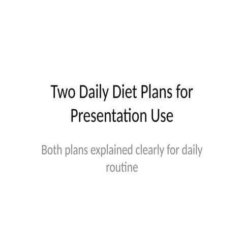 Two_Daily_Diet_Plans_40_Characters134.pptx