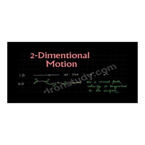 Two dimension motion | PDF
