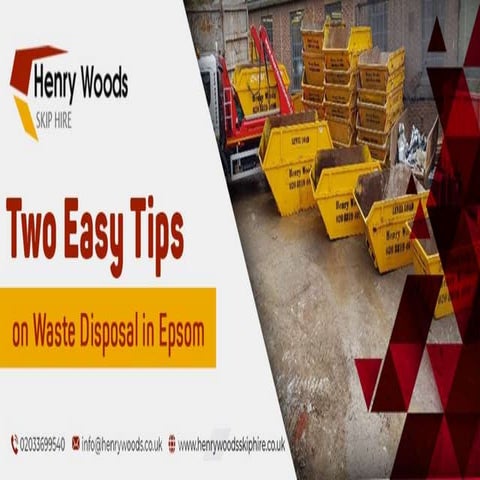 Two Easy Tips on Waste Disposal in Epsom | PPTX