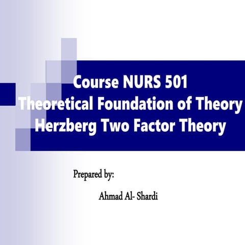 Two factors theory | PPT