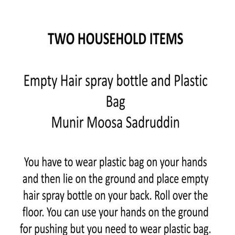 Two household items | PPTX