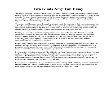 Two Kinds Amy Tan Essay.pdf